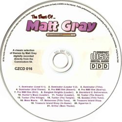 The Best Of Matt Gray | CZCD 016 - VGMdb