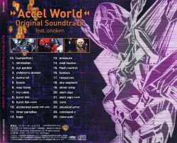 Accel World Original Soundtrack feat. onoken | 1000312103 - VGMdb