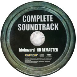 biohazard HD REMASTER COMPLETE SOUNDTRACK | CPCS-01103 - VGMdb