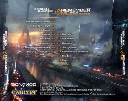 Remember Me Original Soundtrack | CA 20139800 - VGMdb