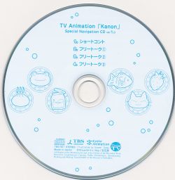 TV Animation "Kanon" Special Navigation CD ver1.0 | TBS-301 - VGMdb