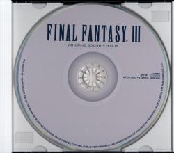 Final Fantasy III ORIGINAL SOUND VERSION | NTCP-5013 - VGMdb